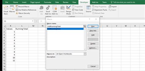 vba sum a column range in a table from loop variables