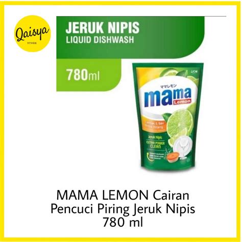 Mama Lemon Jeruk Nipis 780 Ml Sabun Cair Pencuci Piring Mama Lemon