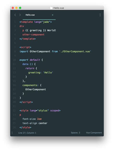 single file components — vue js italia