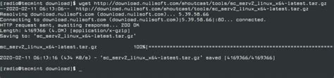 how to install shoutcast radio server online media streaming on linux