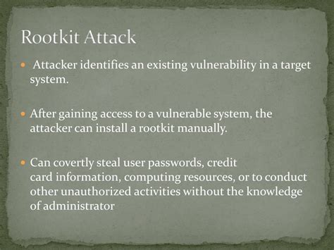 Ppt Rootkit Malware Powerpoint Presentation Free Download Id 1873374