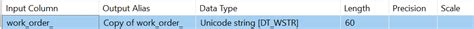 ssis excel destination only output numeric columns stack overflow