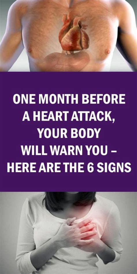 A Month Before A Heart Attack Your Body Will Warn You — Here Are 6