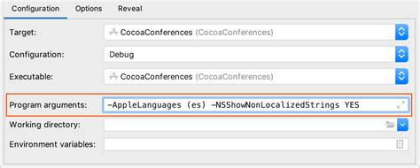 environment variables and program arguments—appcode