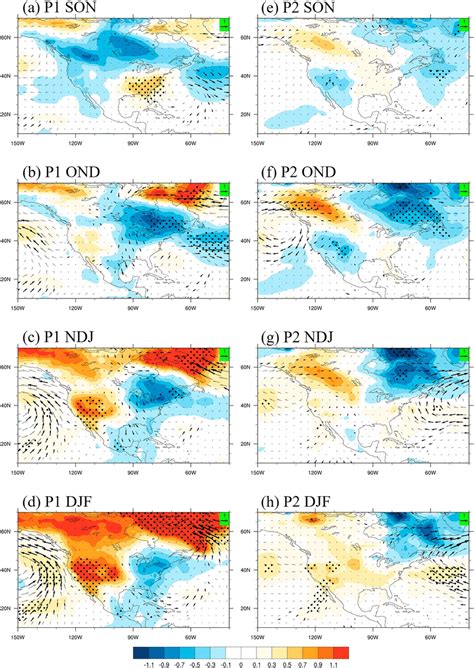 Anomalies Of Surface Air Temperature Unit K Shading And 2‐m Winds