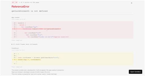 react lock screen demo forked codesandbox