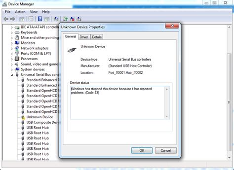 windows has stopped this device because it has reported problems