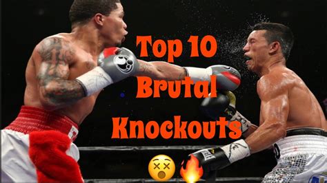 Top 10 Most Brutal Knockouts In Boxing History Youtube