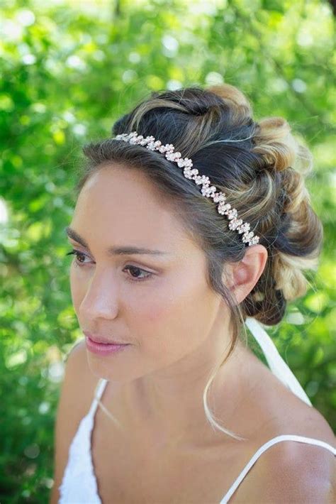 Silver Rhinestone Headpiecesilver Wedding Headpiecebridal Etsy