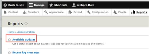 how to update drupal 8 learn web tutorials
