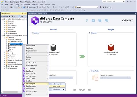 sql data compare tool to diff and sync sql server databases