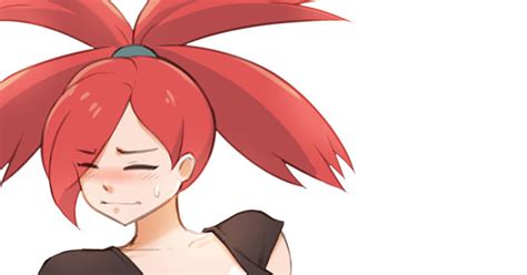Pokemon Flannery Navel Licked By Shelly Navellunaticのイラスト Pixiv