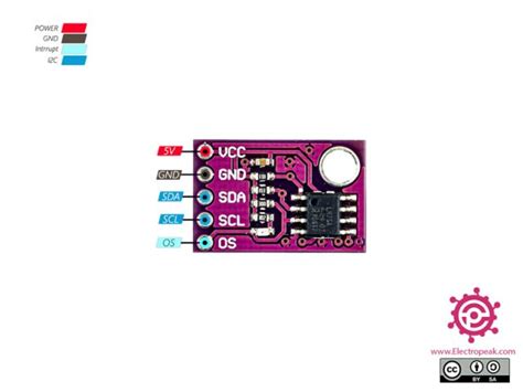 interfacing lm75 temperature sensor with arduino electropeak