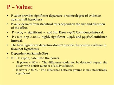 Test Of Significance In Statistics