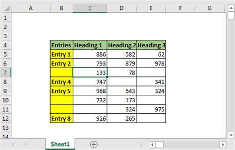 3 best ways to find last non blank row and column using vba