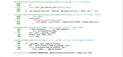 python how fix attributeerror dlsym 0x7fa8b0814da0