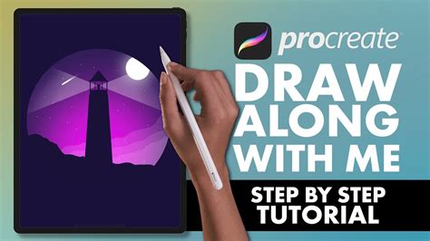 1 procreate tutorial draw along with me for beginners youtube