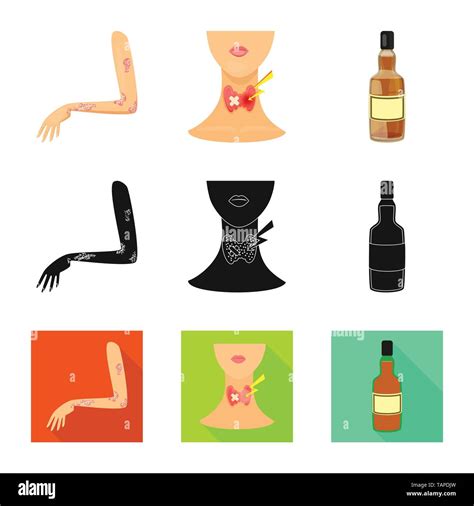 Psoriasis Endocrine Dermatitis System Bottle Skin Neck Whiskey Rash