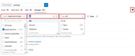 search packages azure artifacts microsoft learn