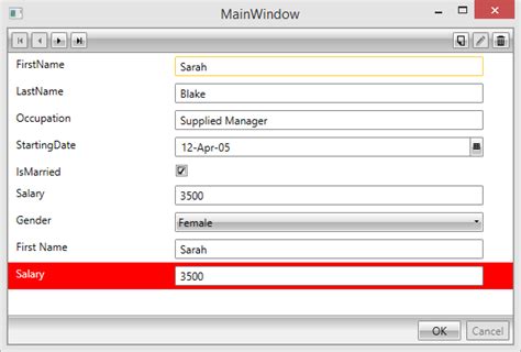 wpf dataform datatemplate selectors telerik ui for wpf