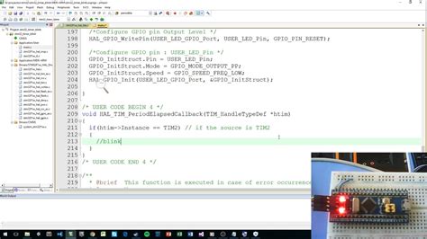 stm32 cubemx keil blink with timer interrupt tutorial youtube