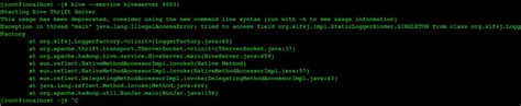 解决hive exception in thread main java lang