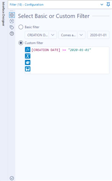 solved updating value in filter tool using app tools alteryx community