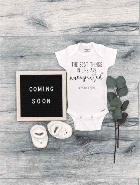 The Best Things In Life Are Unexpected Pregnancy Announcement