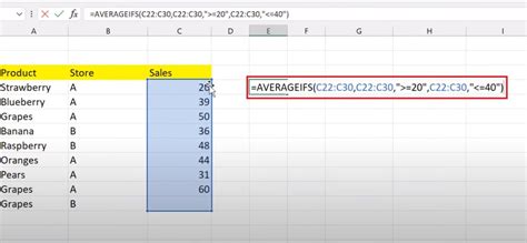 how to use averageifs function in excel the ultimate guide