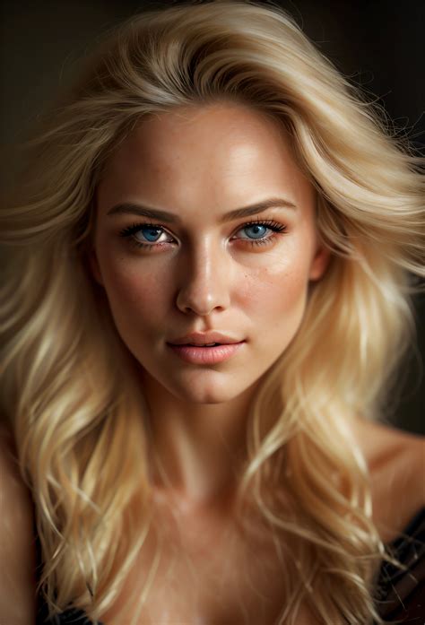 A Close Up Portrait Of An Elegant Woman With Strikingly Long Flowing
