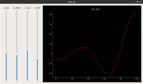 python slider widget for pyqtgraph stack overflow
