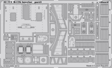 eduard accessories 32774 b 17g interior s a for hk models