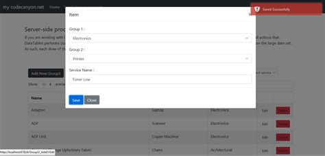 jquery datatables server side processing in mvc using entity
