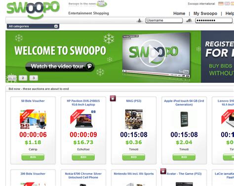 swoopo clone php script