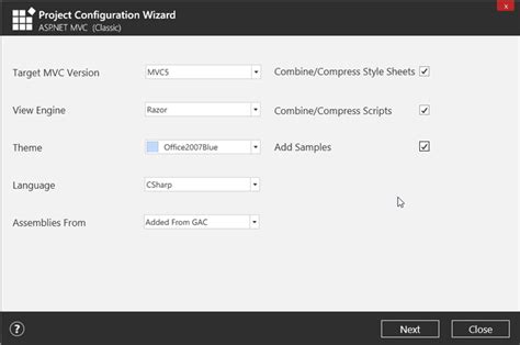 cant get syncfusion shared mvc dll asp mvc classic