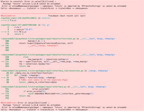 r i m struggling with implementing rtransferentropy from python