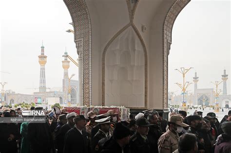 ایرنا تشییع پیکر مرزبان شهید «معین قدمیاری در مشهد