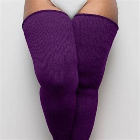 Real Plus Size Thigh Highs Thunda Thighs Long Knee Socks Etsy