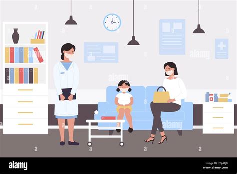 Medical Center Exam Room Stock Vector Images Alamy