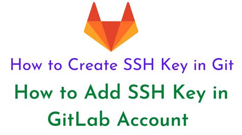 how to add ssh key to gitlab [2 steps]