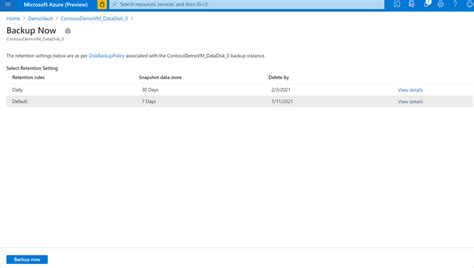 back up azure managed disks azure backup microsoft learn