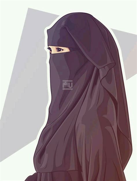 Pin By Fmtaxletrailer On Muslimah Face Veil Burqa And Niqab Cartoon