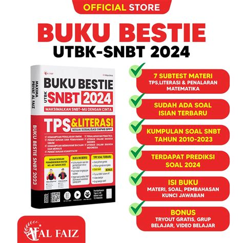 Jual Buku Utbk Snbt 2024 Bestie Al Faiz Di Lengkapi Soal Essay Shopee