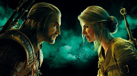 Ciri And Geralt From Gwent The Witcher Card Game Wallpaper 4k Ultra Hd
