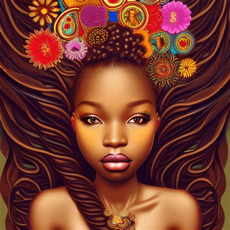 African Princess Ross Tran Graphic · Creative Fabrica