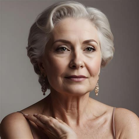 The Beauty Of Experience In Mature Women Premium Ai Generated Image
