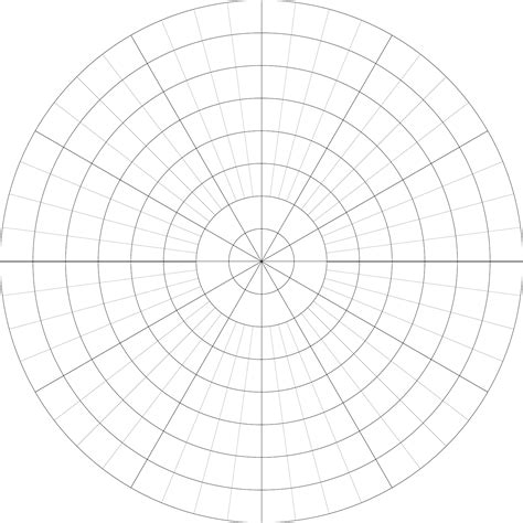 polar graph paper template free download