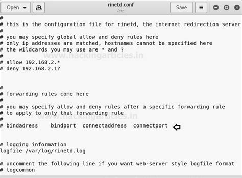 Comprehensive Guide To Port Redirection Using Rinetd Hacking Articles