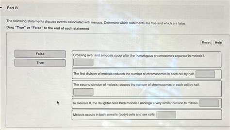Solved Part Bthe Following Statements Discuss Events