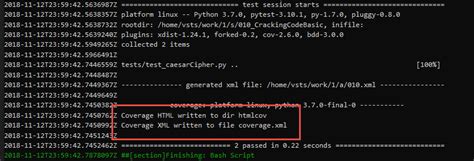 run code coverage for python project with azure devops